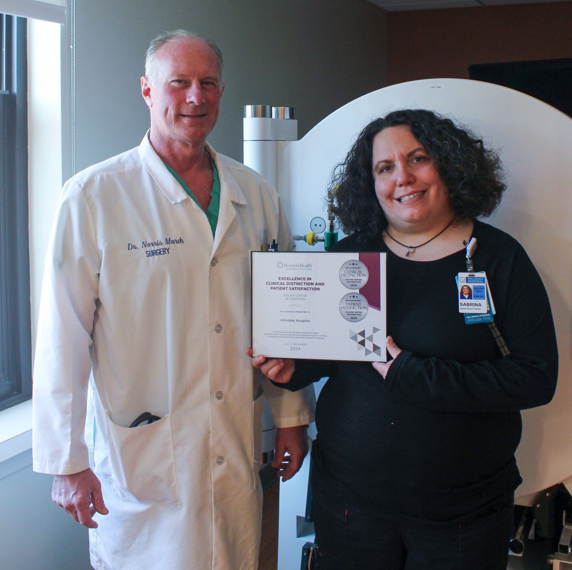 Wound Center at Hillsdale Hospital Receives Dual Recognition with ...